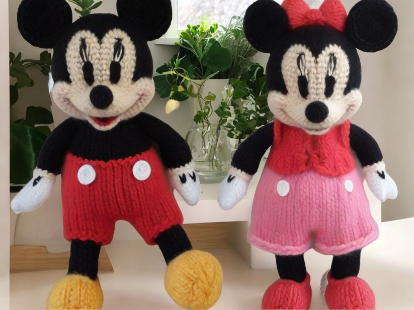 Mickey&Minnie Knitting Pattern – My Lovely Knitting Patterns
