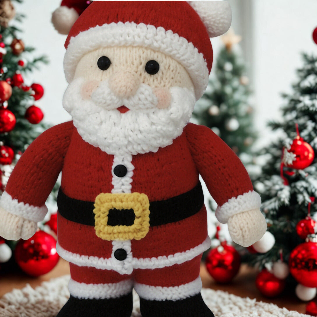 Santa Knitting Pattern - 40CM – My Lovely Knitting Patterns